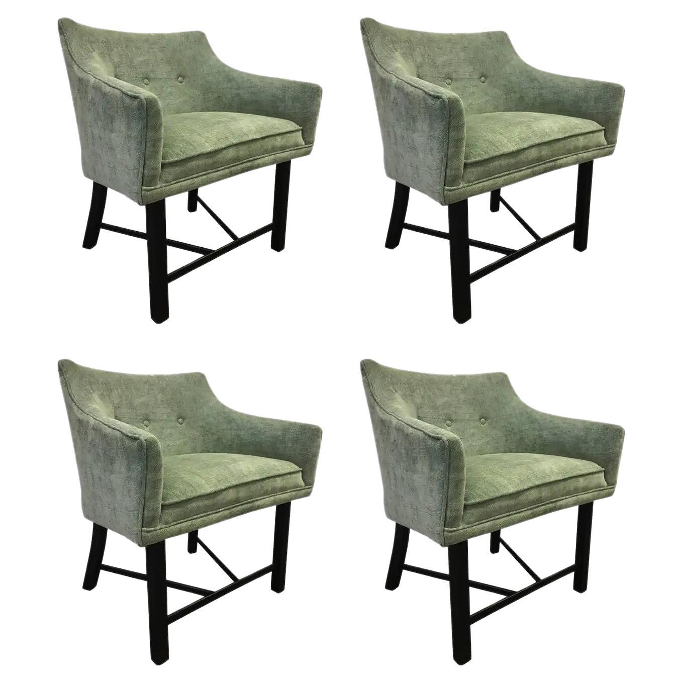 Four Italian Cub Chairs at 1stDibs