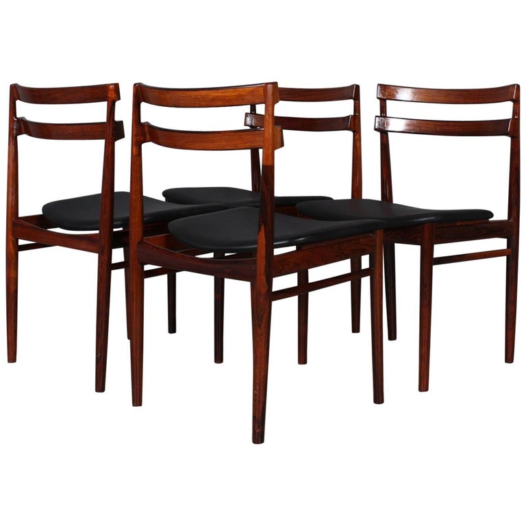 Set of Four Henry Rosengren Hansen Dining Chairs at 1stDibs