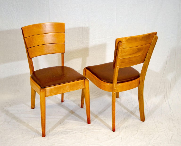 Set of Four Heywood Wakefield Dining Chairs, C3714 at 1stDibs | heywood ...