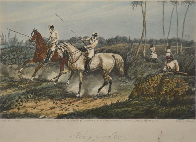 Set of Four Hunting Engravings For Sale at 1stDibs