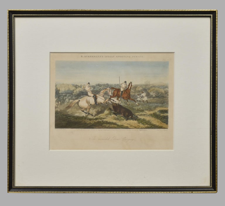 Set of Four Hunting Engravings For Sale at 1stDibs