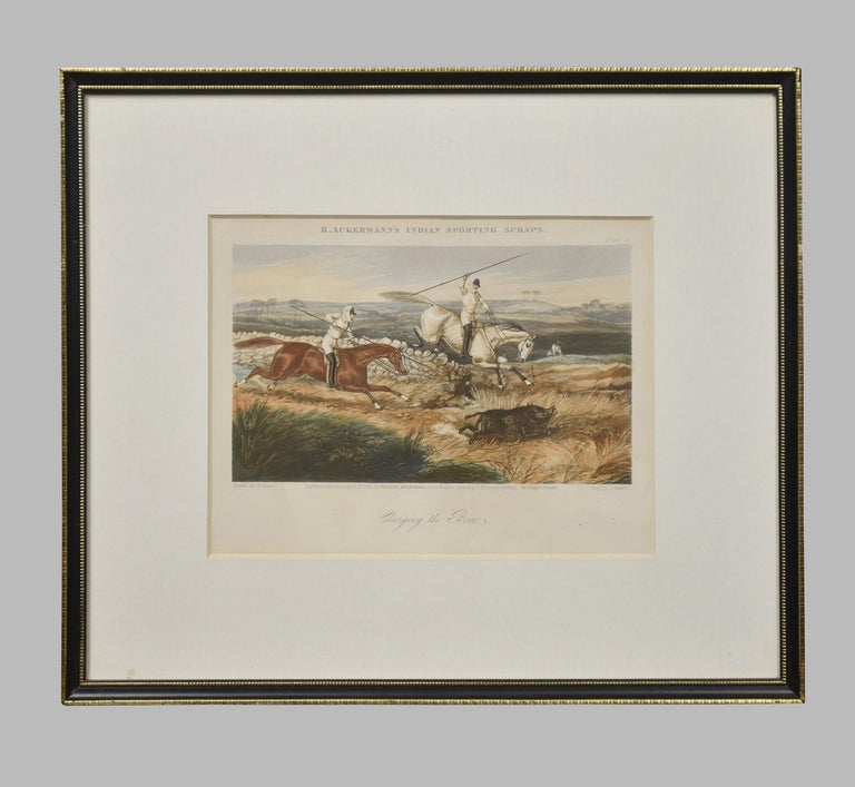 Set of Four Hunting Engravings For Sale at 1stDibs