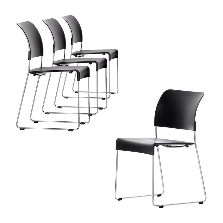 Set of Four Jasper Morrison Sim Chairs by Vitra For Sale at 1stDibs