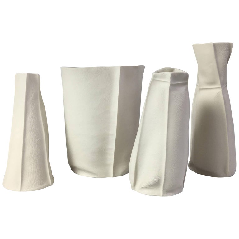 Set of Four Kawa Porcelain Pieces, in Stock at 1stDibs