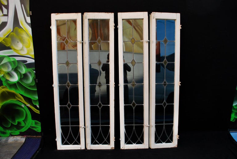 Set of Four Large 1920s Windows For Sale at 1stDibs | garden windows