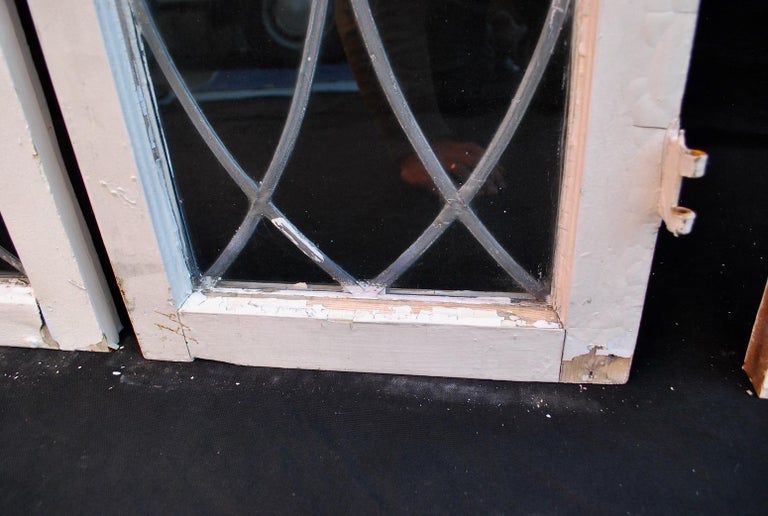 Set of Four Large 1920s Windows For Sale at 1stDibs