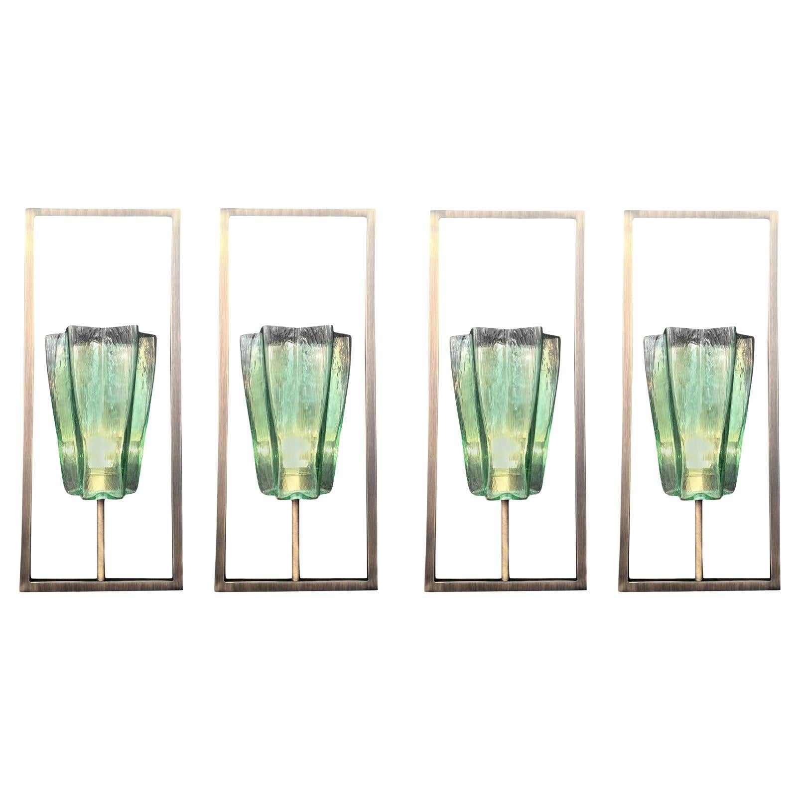 Opaline Glass Sconce in the Style of Azucena, Italy, 21st Century at ...