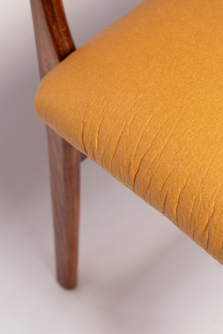 Set of Four Mid Century Butterfly Dining Chairs, Pineapple Leather ...