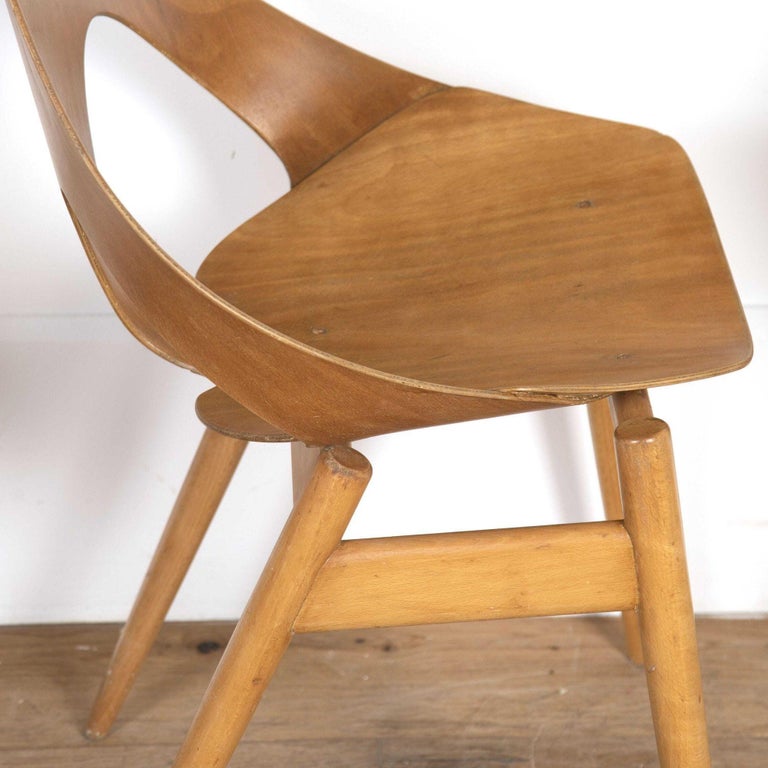 Set of Four Mid Century Jason Chairs by Carl Jacobs at 1stDibs