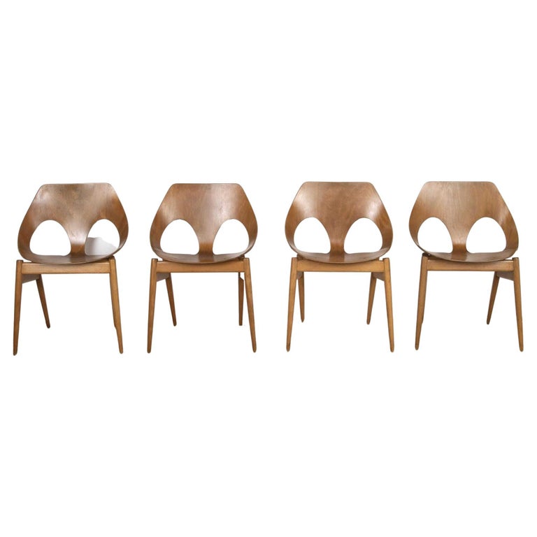 Set of Four Mid Century Jason Chairs by Carl Jacobs at 1stDibs