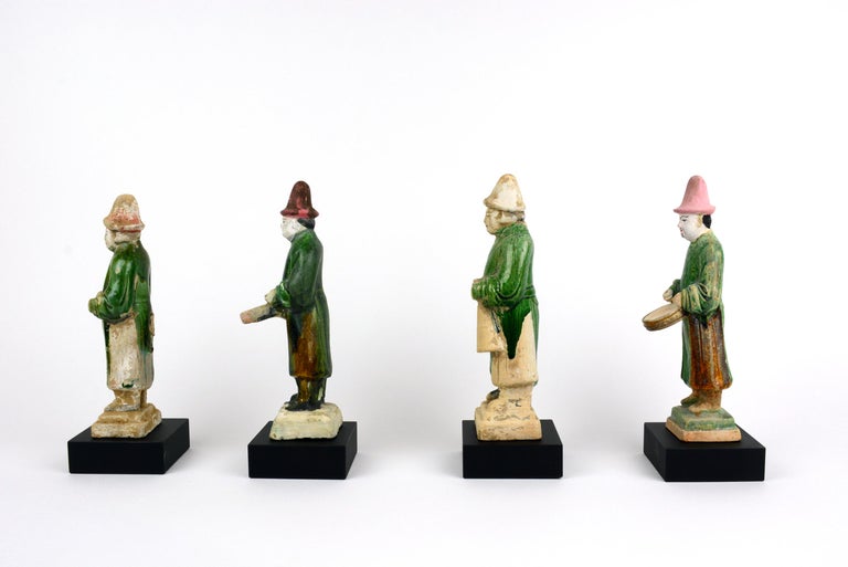 Set of Four Ming Musicians, 'Men' For Sale at 1stDibs