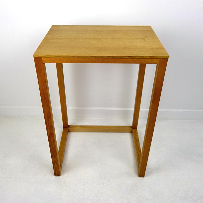 Set of Four Oakwood Nesting Tables by Josef Hoffmann for Wittmann For ...