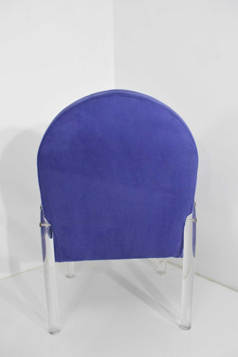 Four Pace Collection Waterfall Dining Chairs For Sale at 1stDibs