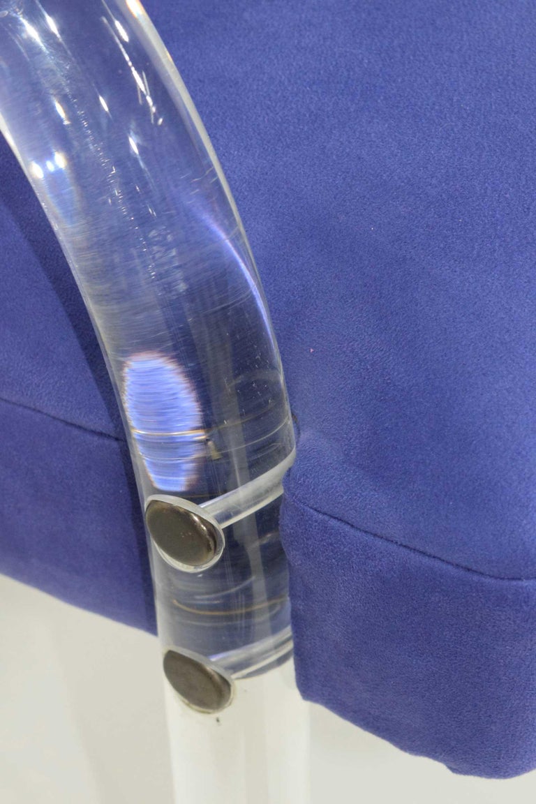 Four Pace Collection Waterfall Dining Chairs For Sale at 1stDibs