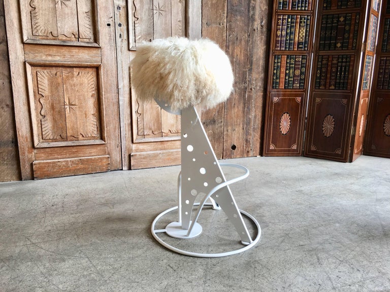 Set of Four Post Modern Bar Stools For Sale at 1stDibs