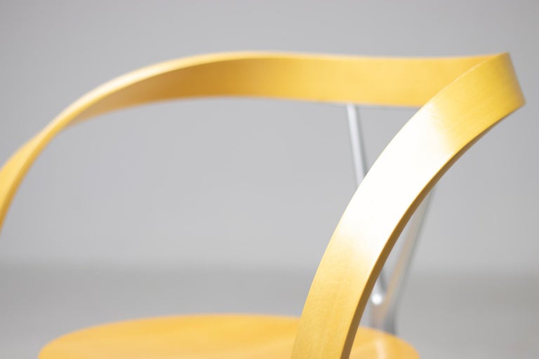 Set of Four Revers Chairs by Andrea Branzi for Cassina, Italy at 1stDibs