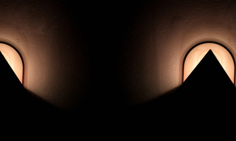 Set of Four Scandinavian Post-Modern Wall Lights, 1980s at 1stDibs