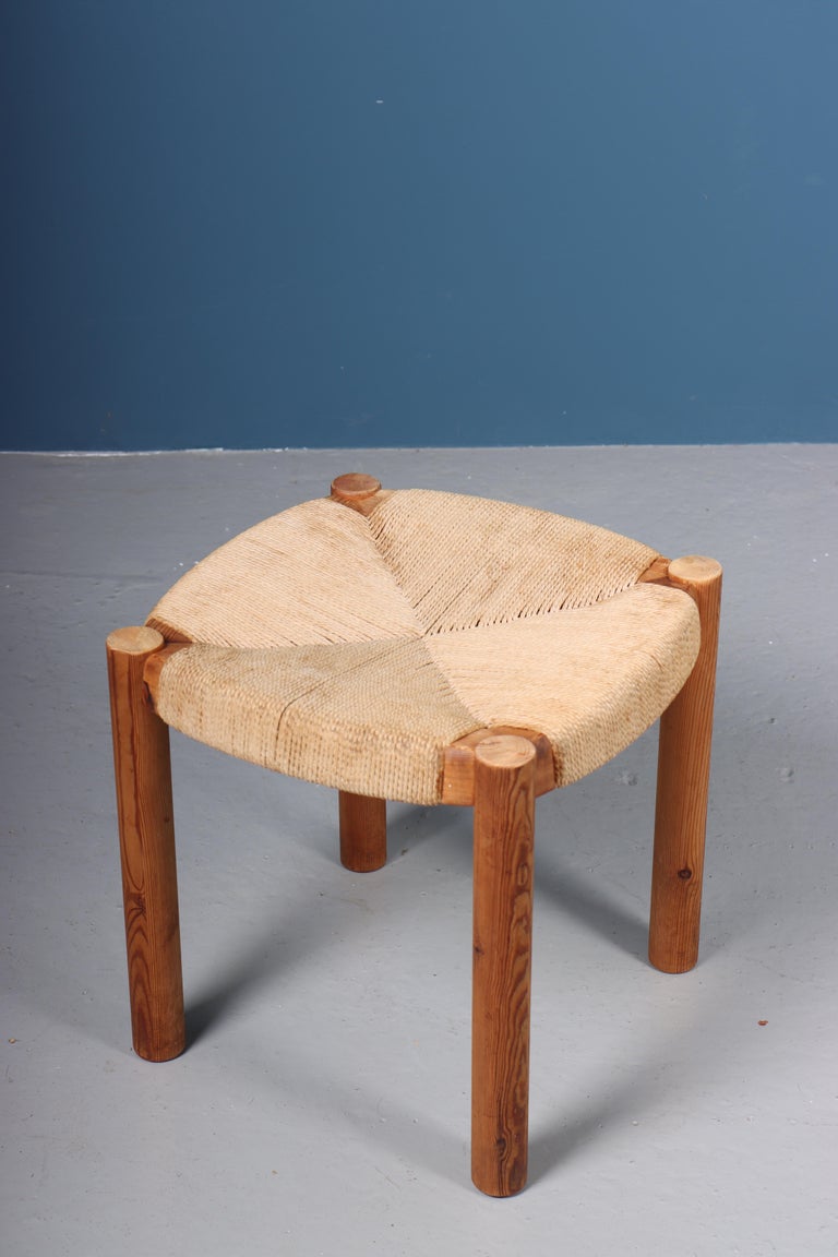 Set of Four Scandinavian Stools in Pine by Daumiller, Danish Design For ...