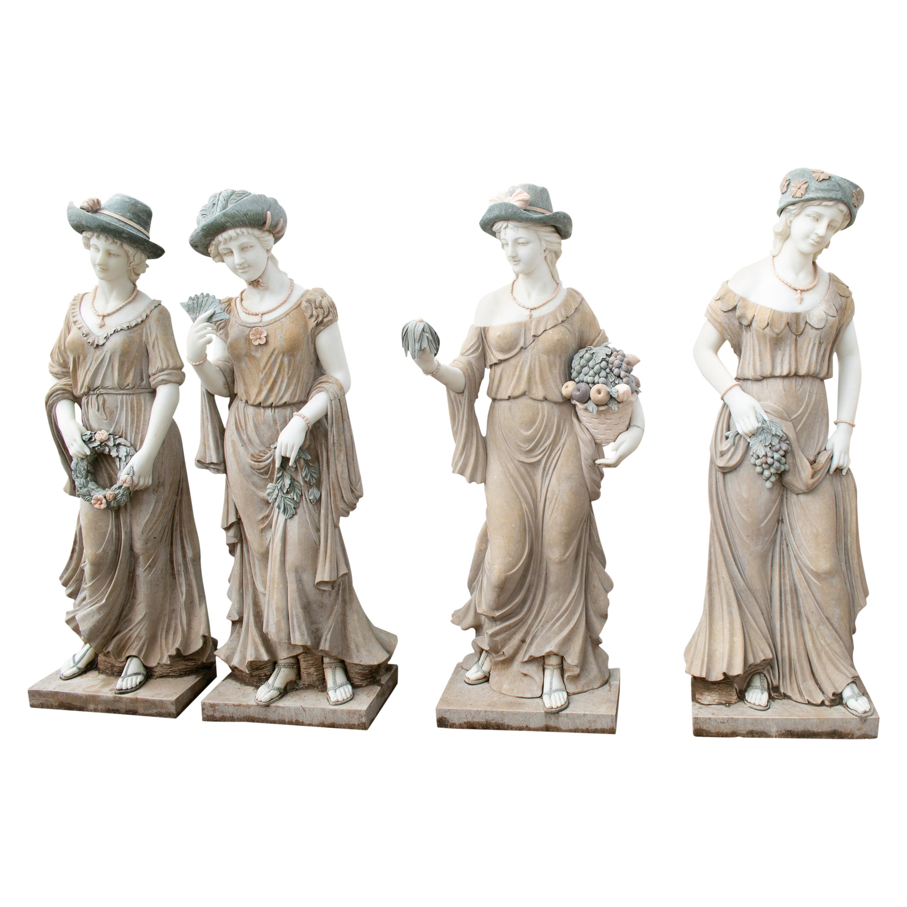 Hand-Carved Limestone Birds For Sale at 1stDibs