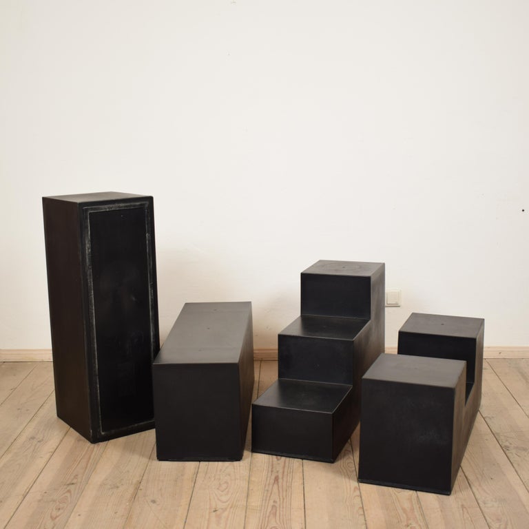 Set of Four Side Tables Gli Scacchi by Mario Bellini for B&B Italia at ...