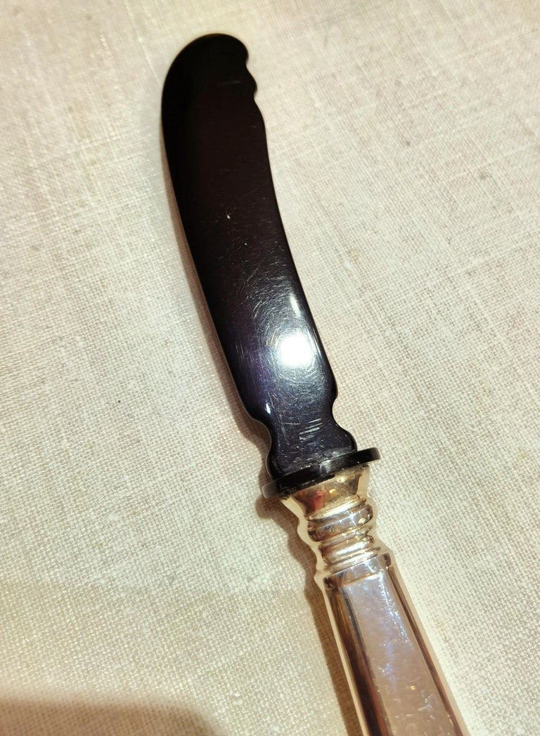 Set of Four Silver Caviar Knives Koch and Bergfeld Germany For Sale at ...