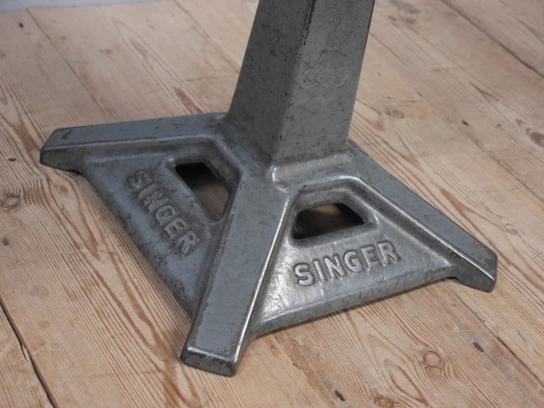 Set of Four Singer Machinist Chairs, c1950 at 1stDibs