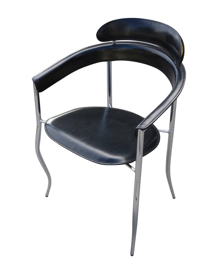 Set of Four Stiletto Architectural Chairs by Arrben, Italy For Sale at ...