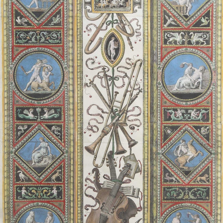 Set of Four Studies of Raphael Frescoes For Sale at 1stDibs