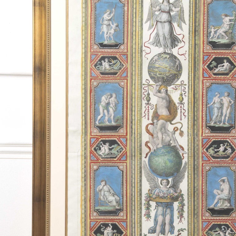 Set of Four Studies of Raphael Frescoes For Sale at 1stDibs