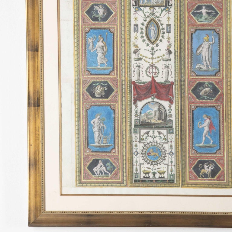 Set of Four Studies of Raphael Frescoes For Sale at 1stDibs