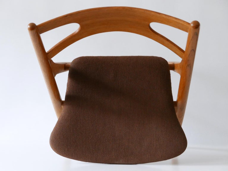Set of Four Teak CH-29 Sawbuck Chairs by Hans J. Wegner for Carl Hansen ...