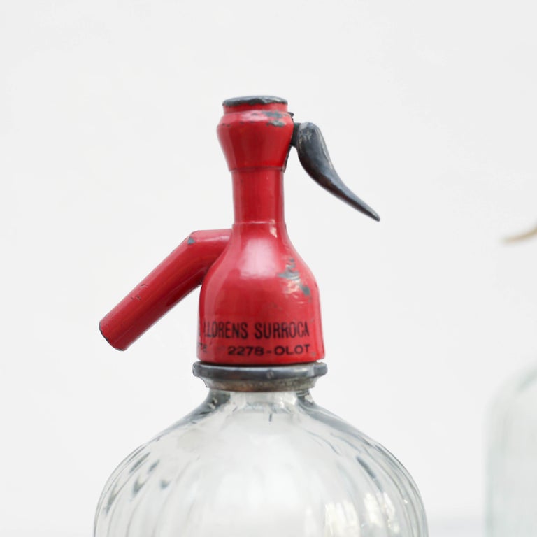 Set of Four Traditional Vintage Spanish Soda Syphon, Circa 1970 For ...