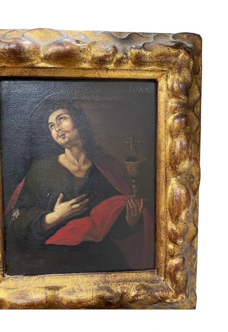 Set of Four Triptychs Oil Paintings on Canvas of the Twelve Apostles For Sale at 1stDibs