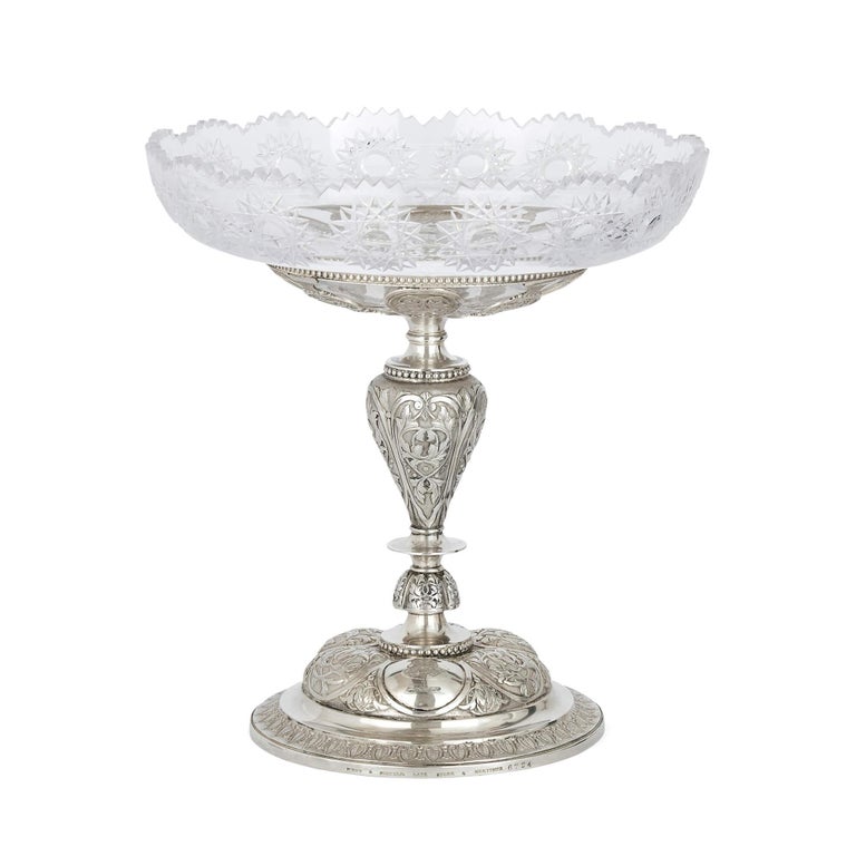 Set of Four Victorian Silver Stands by Hunt and Roskell, London For ...