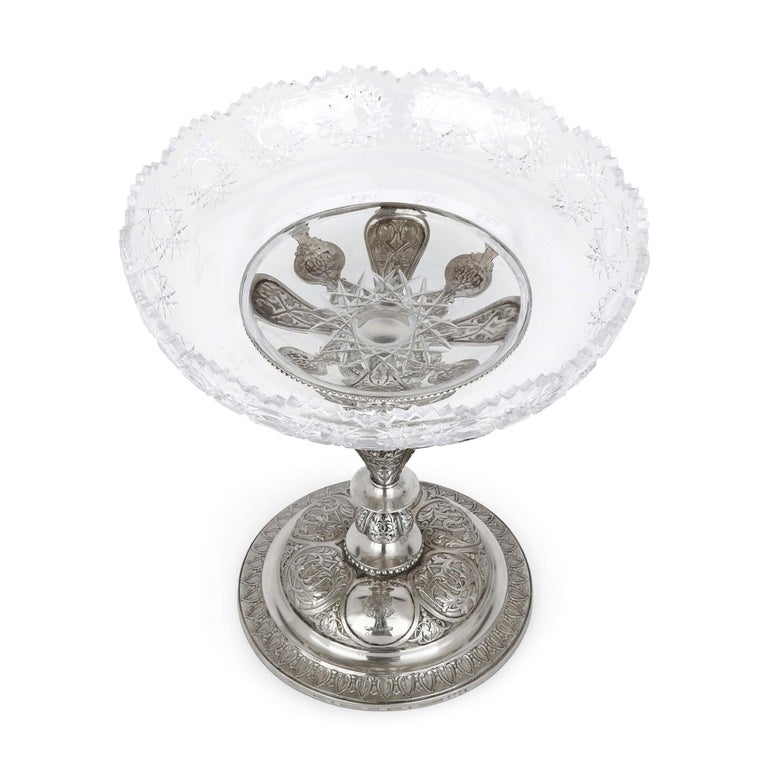 Set of Four Victorian Silver Stands by Hunt and Roskell, London For ...