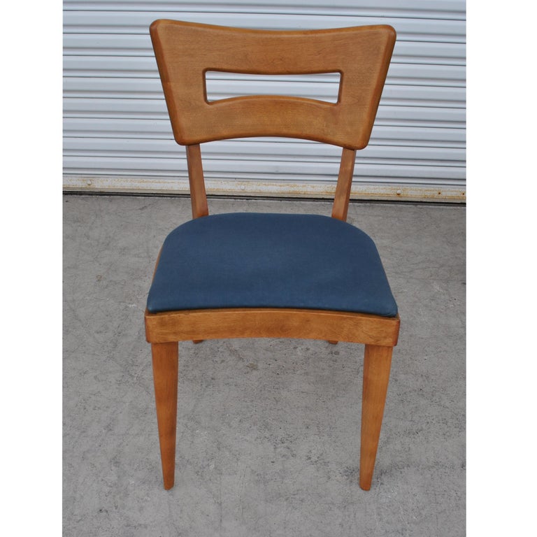 Set of Four Vintage Heywood Wakefield Dogbone Dining Chairs For Sale at ...