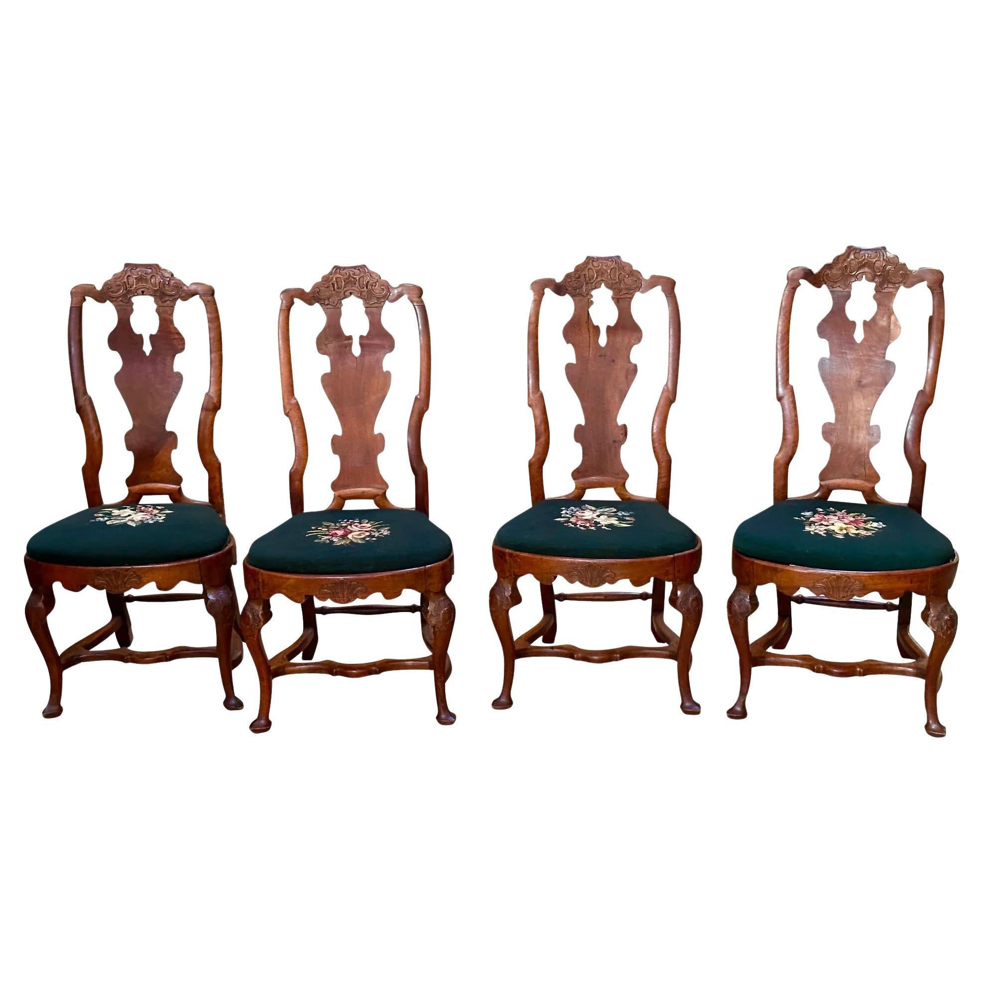 Swedish Rococo Style Desk Chair For Sale at 1stDibs