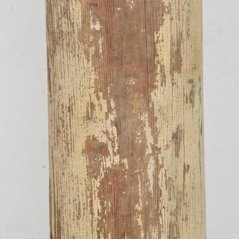 Set of Four Wood Architectural Wood Columns For Sale at 1stDibs