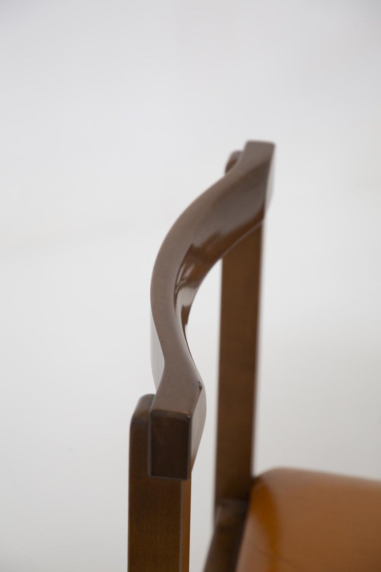 Set of Four Wooden Chairs by Vittorio Introini for Sormani For Sale at ...