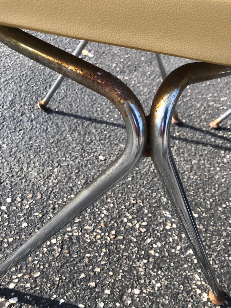 Set of Three Yellow Jon Stewart Stackable Shell Chairs at 1stDibs ...