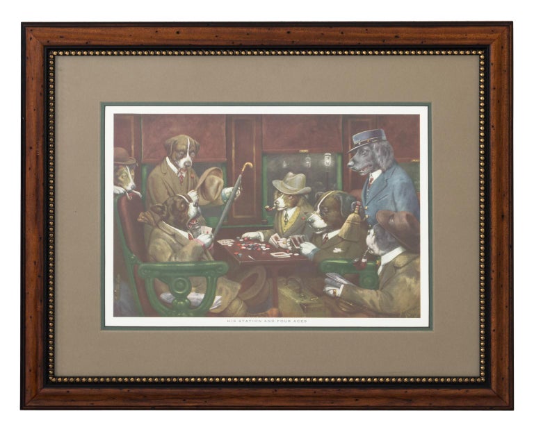 Set of Framed Dog Prints by C.M. Coolidge at 1stDibs