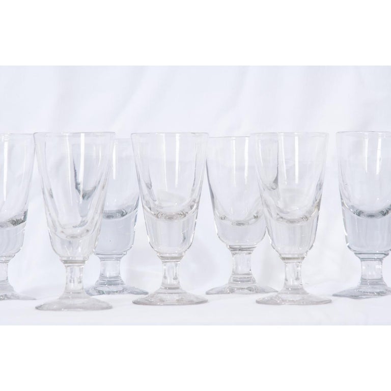 Set of French 19th Century Absinthe Glasses For Sale at 1stDibs