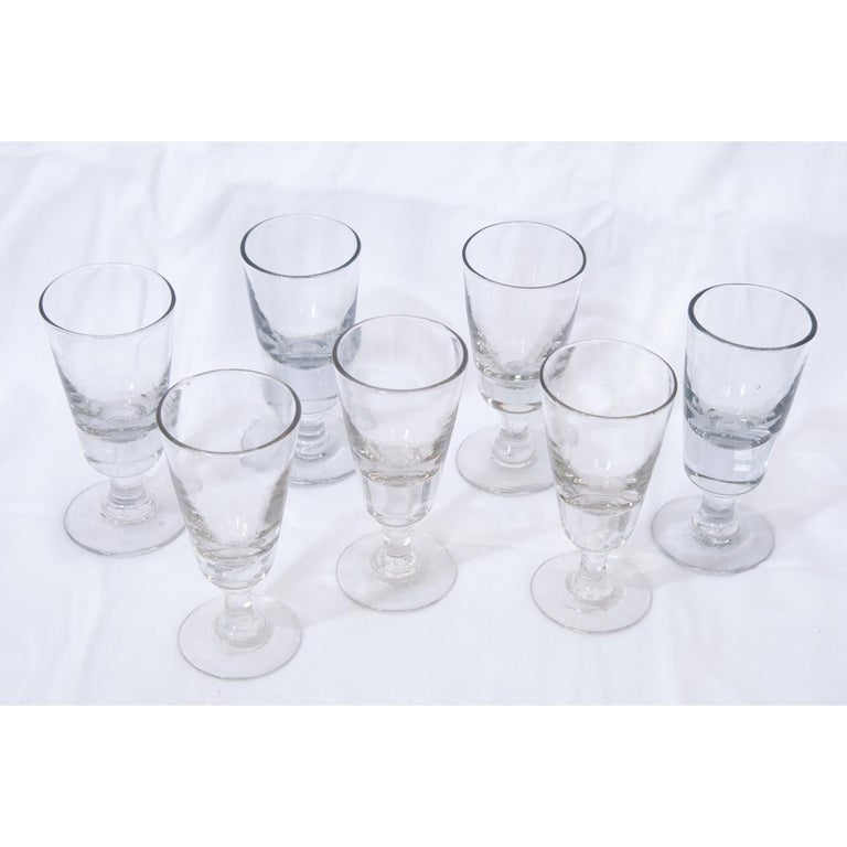 Set of French 19th Century Absinthe Glasses For Sale at 1stDibs