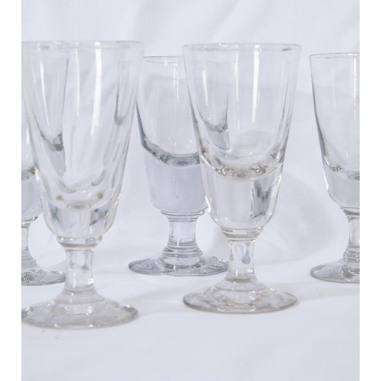 Set of French 19th Century Absinthe Glasses For Sale at 1stDibs