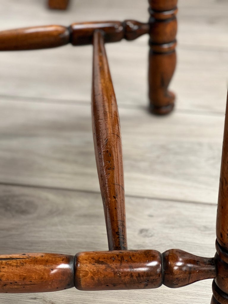 Set of French Provincial Style Ladder Back Chairs For Sale at 1stDibs