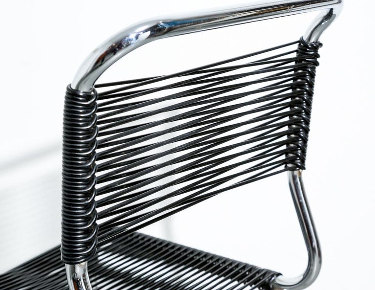 Set of French Spaghetti Stacking Dining Chairs For Sale at 1stDibs