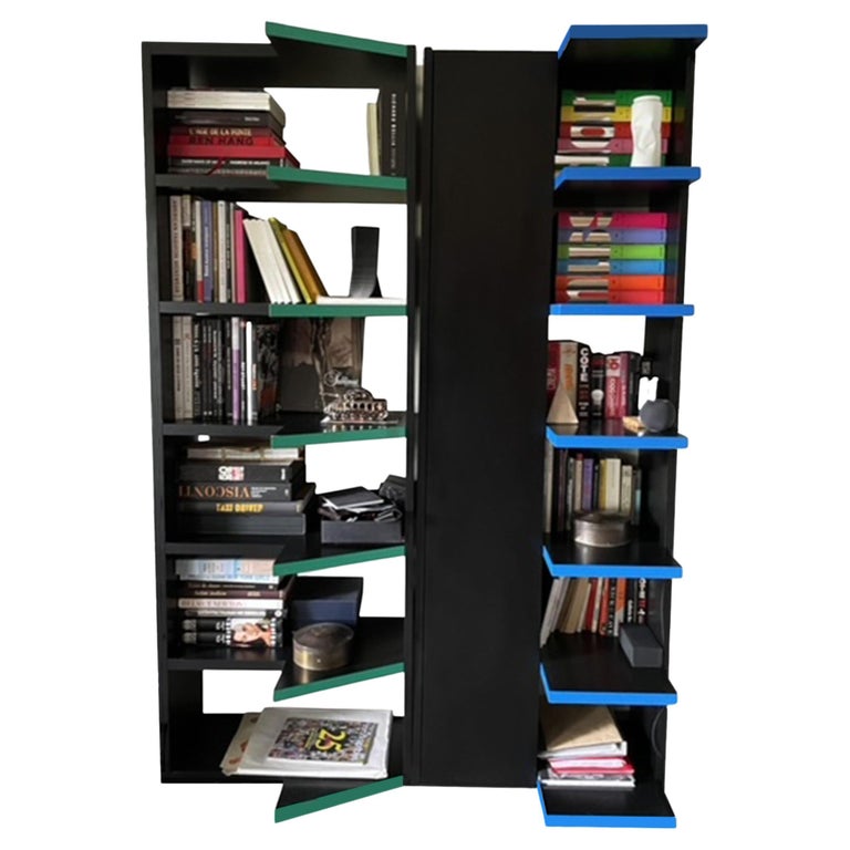 Set of Geometric "Mobile" Bookcases by Marcello Morandini for Rosenthal ...