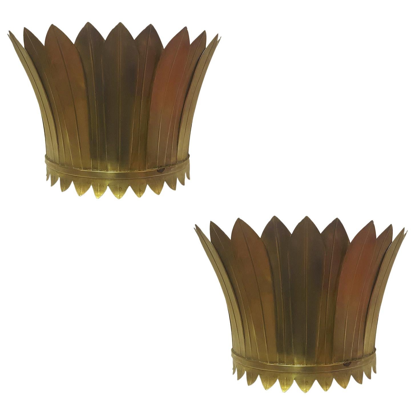 Set of Four Neoclassic Gilt Metal Sconces, Sold in Pairs For Sale at ...