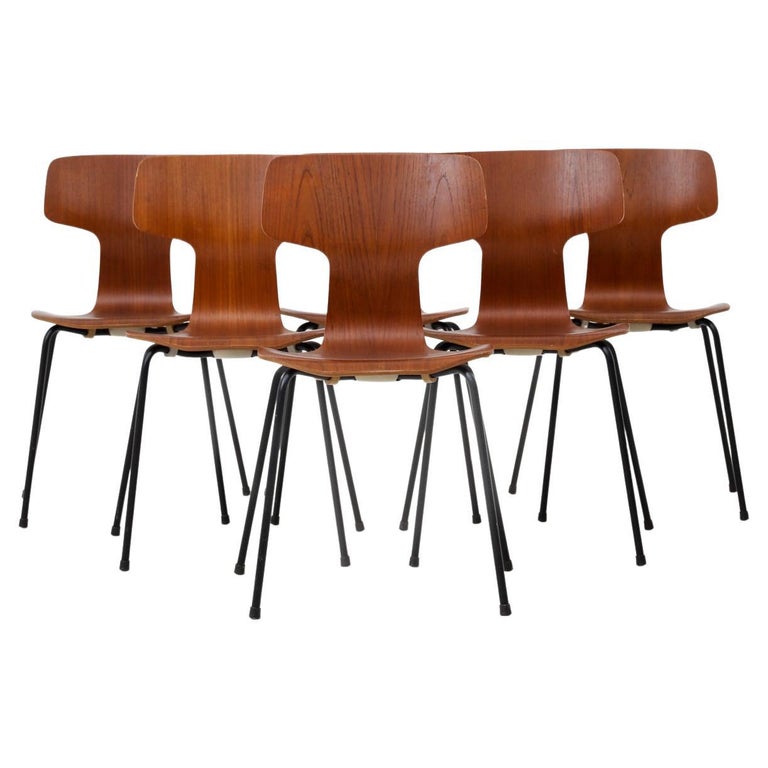 Set of "Hammer" chairs by Arne Jacobsen at 1stDibs