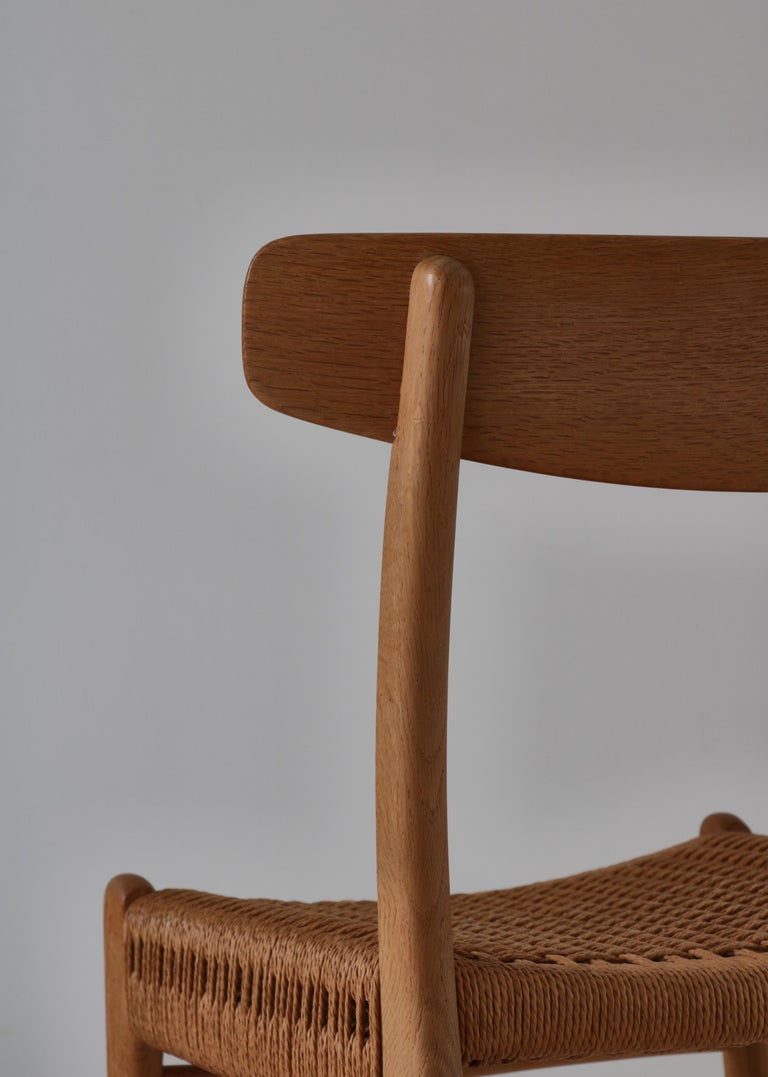 Set of Hans J. Wegner Dining Chairs Model "CH23" by Carl Hansen and ...